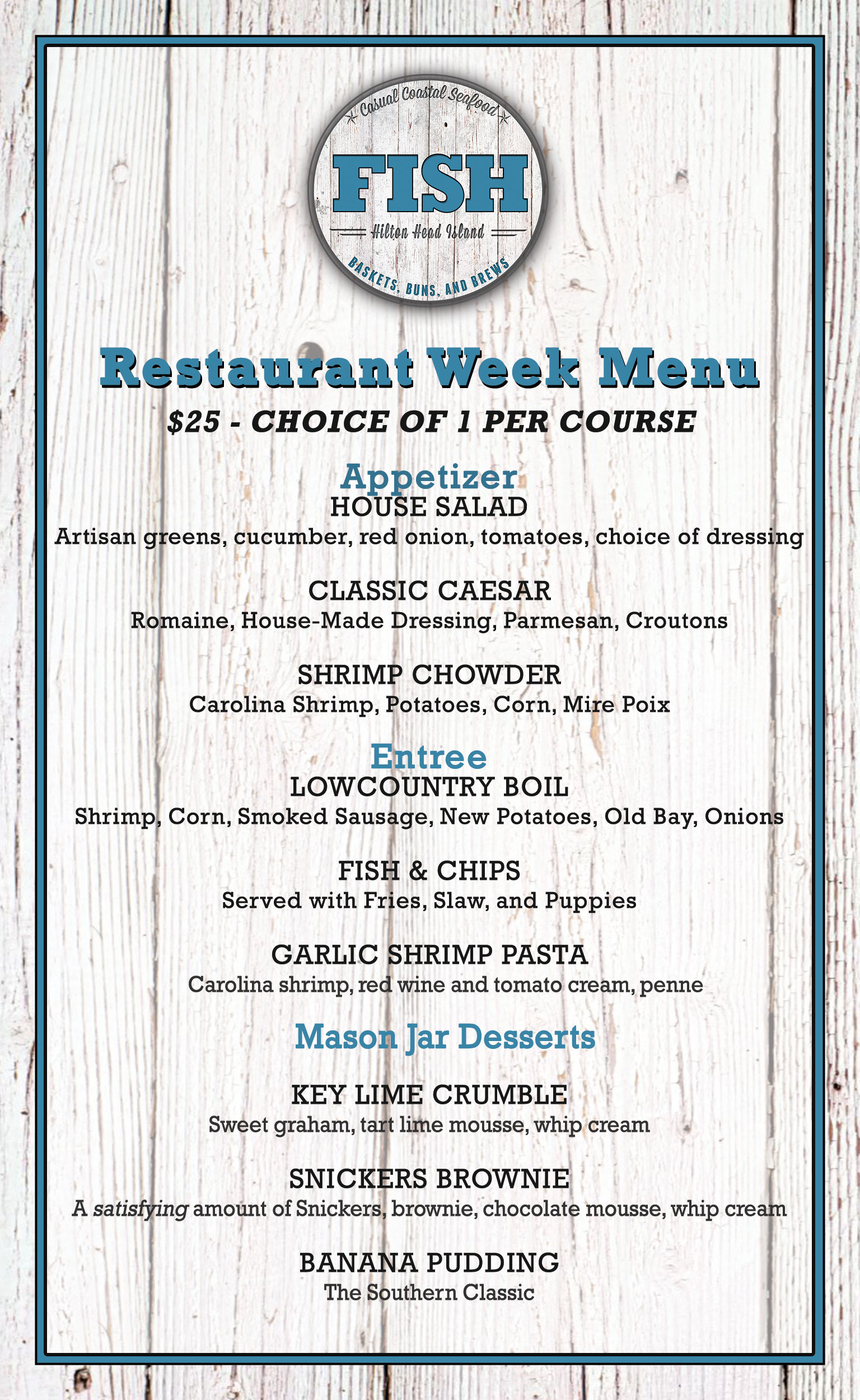 Menus + deals for Hilton Head, Bluffton Restaurant Week 2024 | Hilton ...