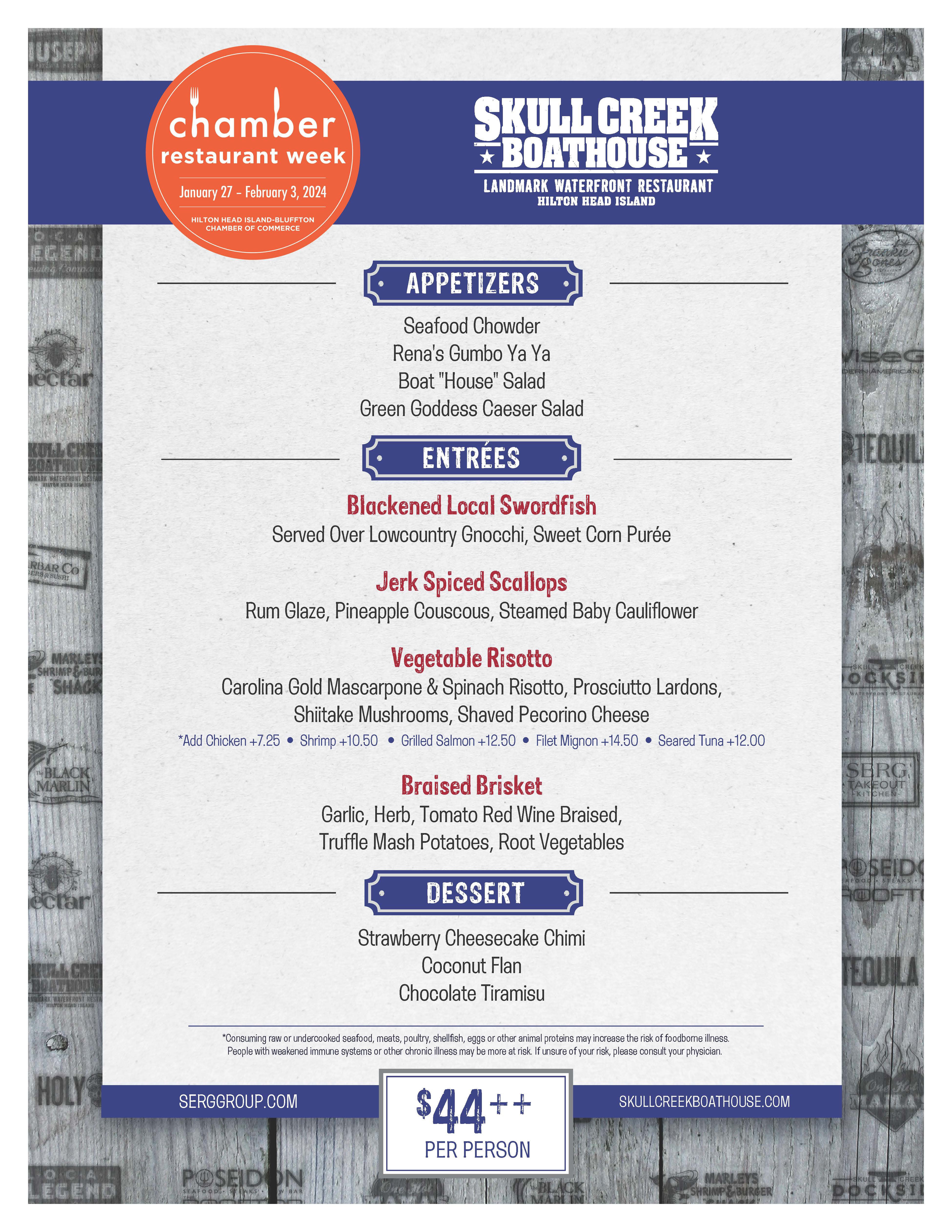 Check out the menus and deals for Chamber Restaurant Week on Hilton ...