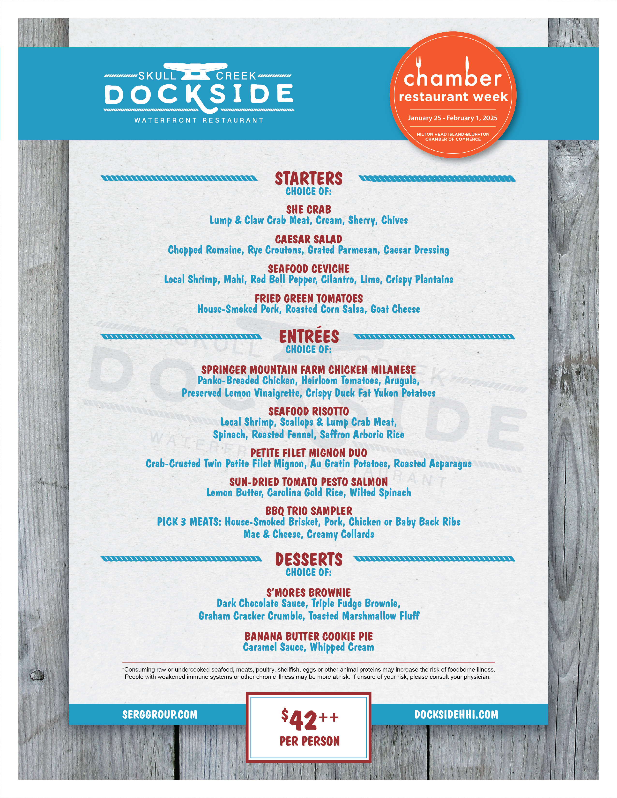 Menus & deals for Hilton Head, Bluffton SC Restaurant Week | Hilton ...